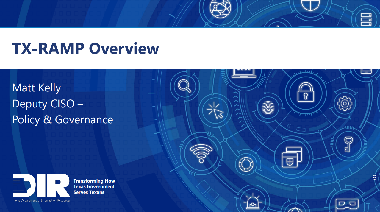 TX-RAMP Overview - Strong Cyber Solutions